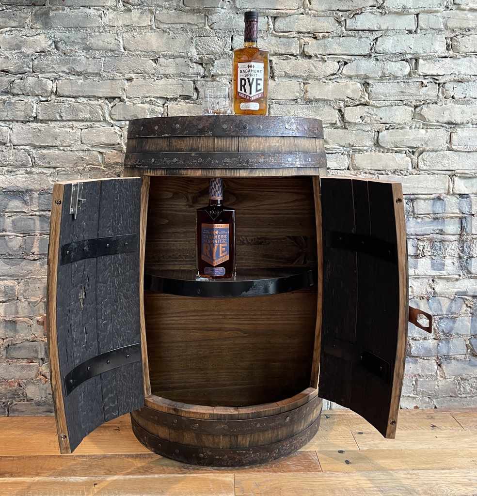 Half Barrel Spirit Cabinet - Sagamore Spirit